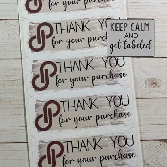 Office | Poshmark Thank You Stickers Labels 10pc | Poshmark